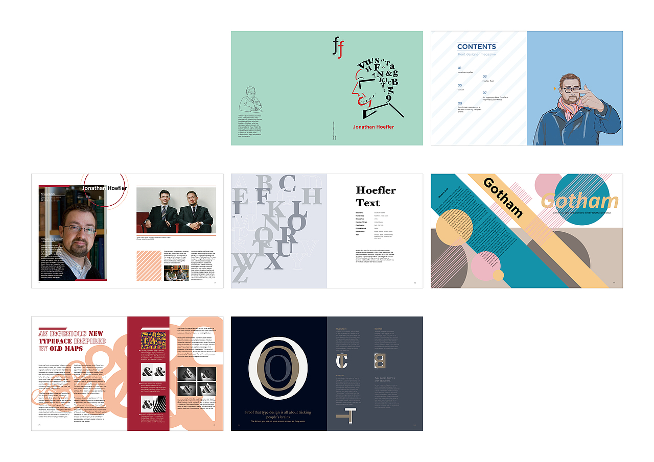 Magazine Design-Jonathan Hoefler_leizhenyuuuuu-站酷ZCOOL