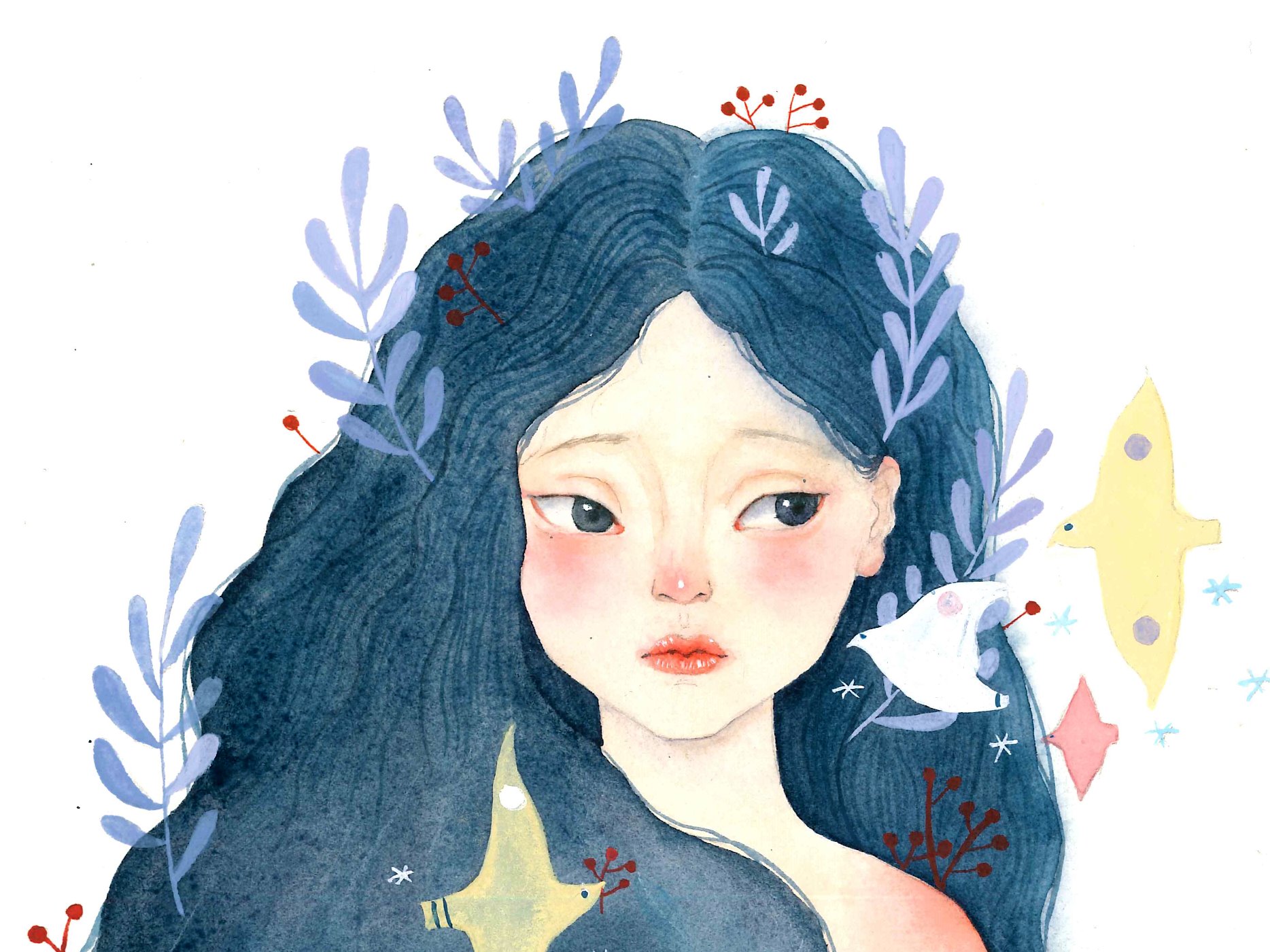 《梦中雨》 梦 系列之一 _酥饼SURI-站酷ZCOOL