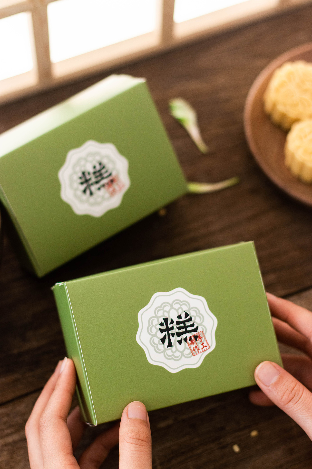 中式绿豆糕包装盒_yakiniku-站酷ZCOOL