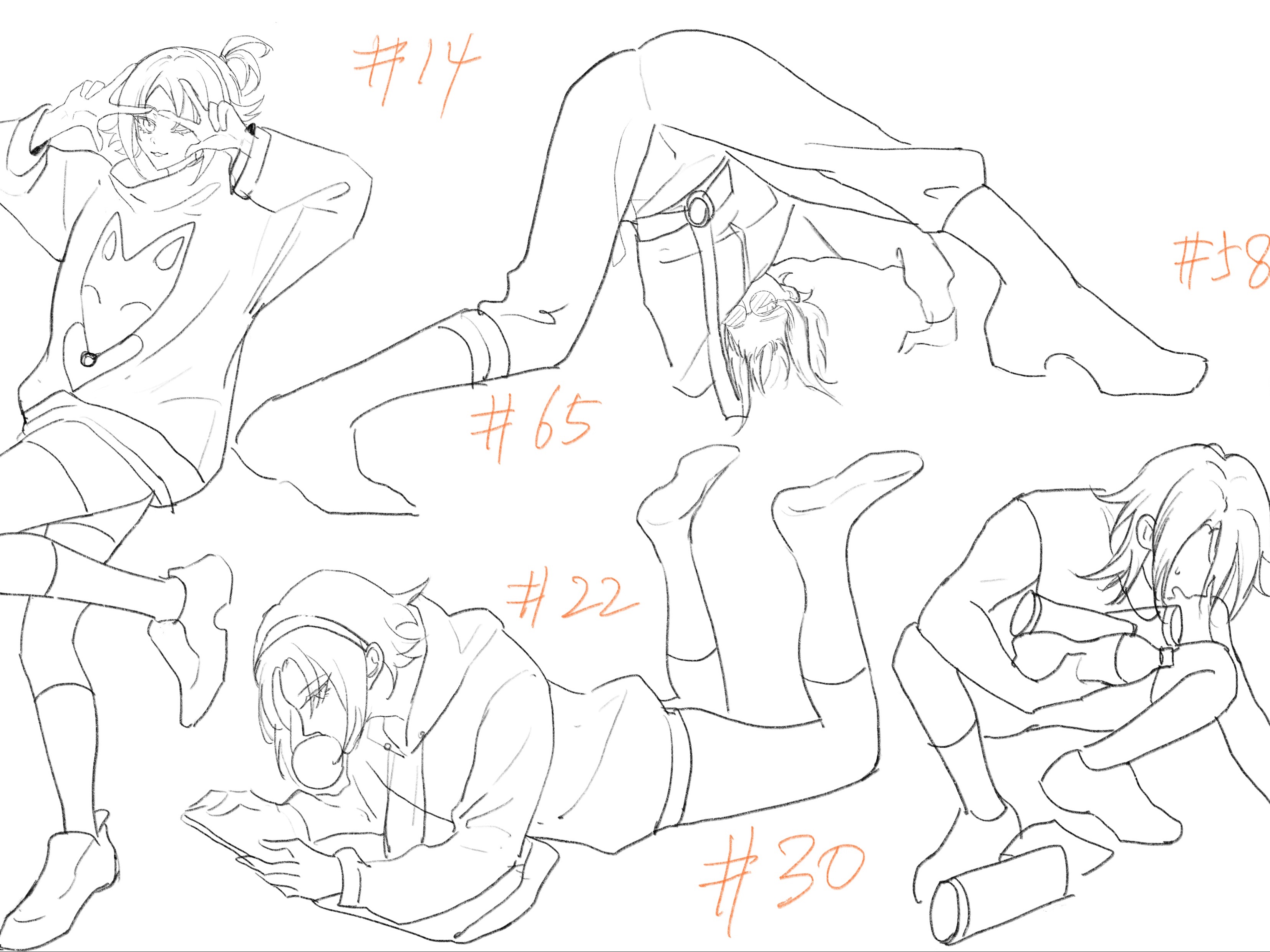 速写60天挑战赛D42_Umi今天画画了吗-站酷ZCOOL