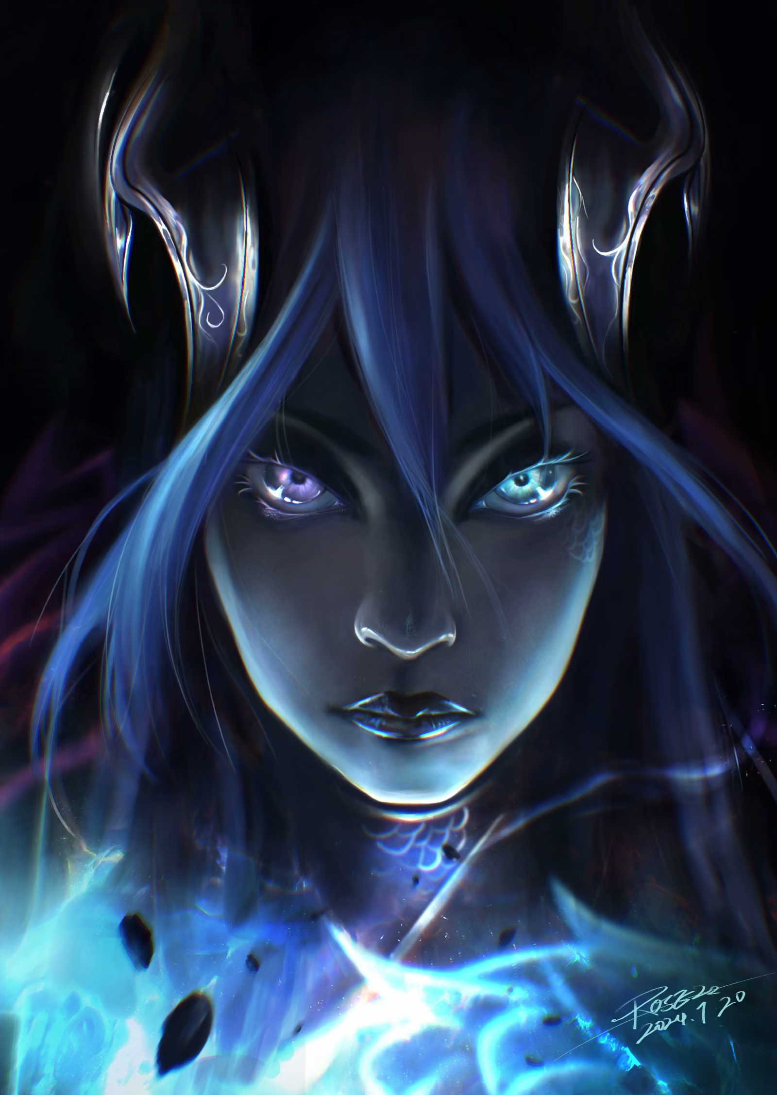 OC神龙尊者卡尔玛 #procreate _Rosezz-站酷ZCOOL