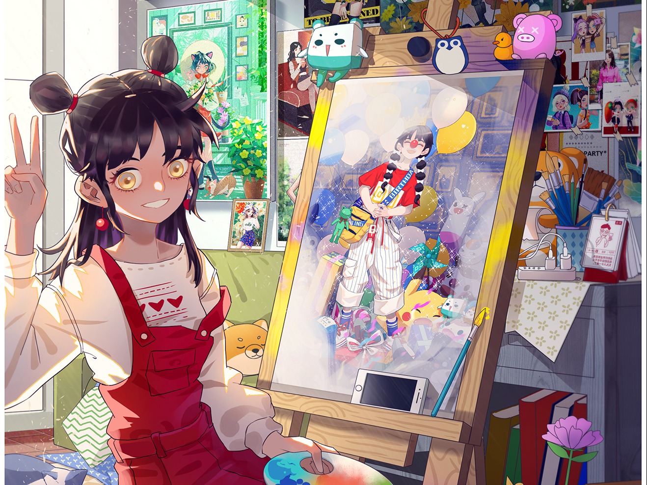 小女孩的《画》_墨一一mo11-站酷ZCOOL