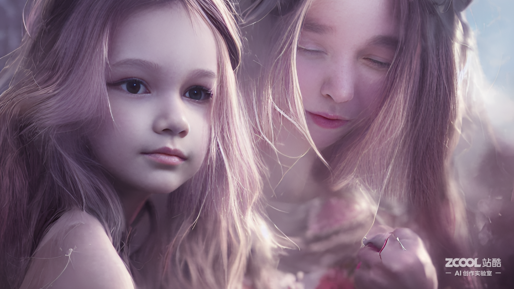 #AI创作实验室#呵护 定制_妃媚菇1987-站酷ZCOOL