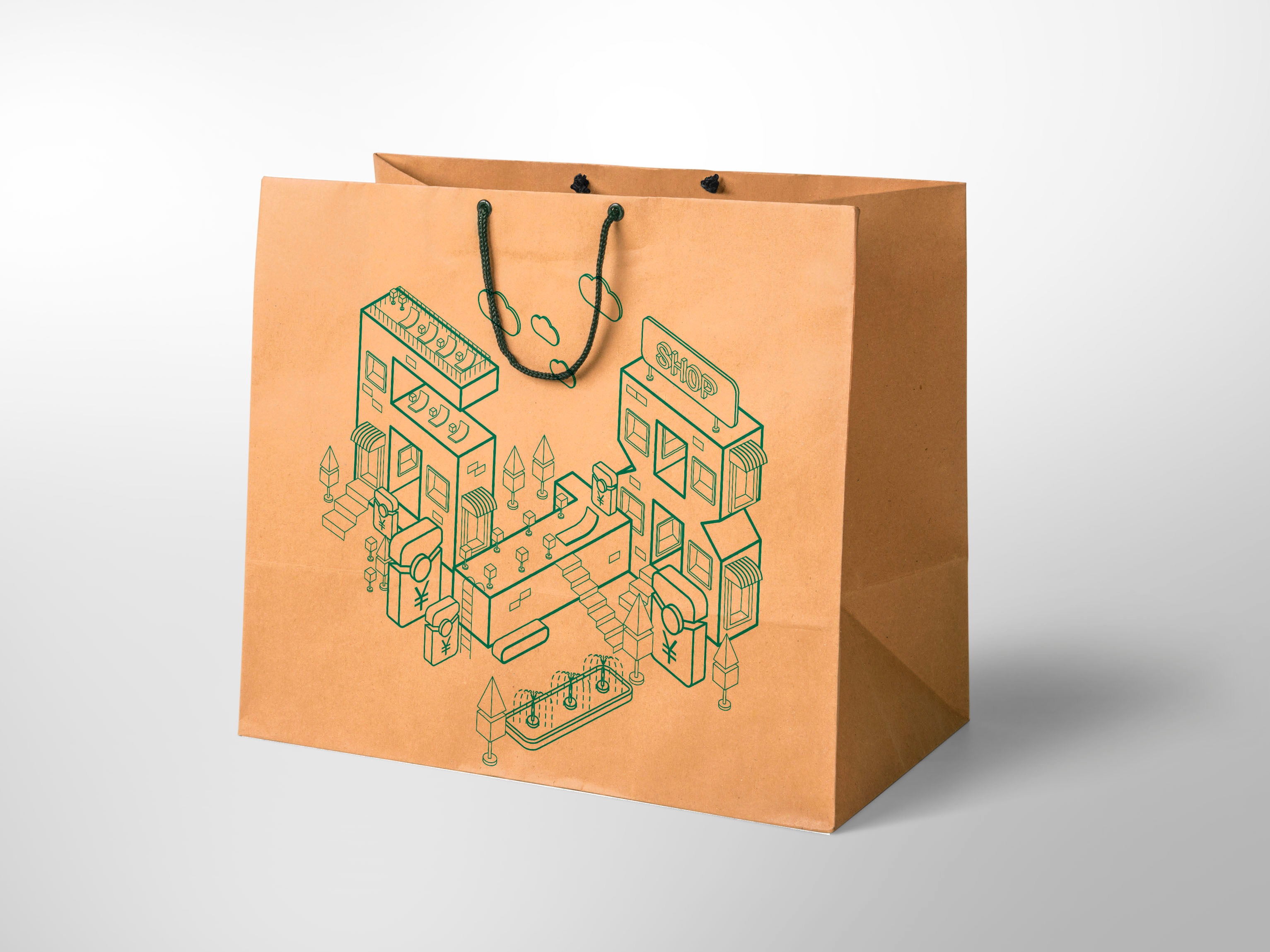 618，2.5D，商业手提袋_happy_ricky-站酷ZCOOL