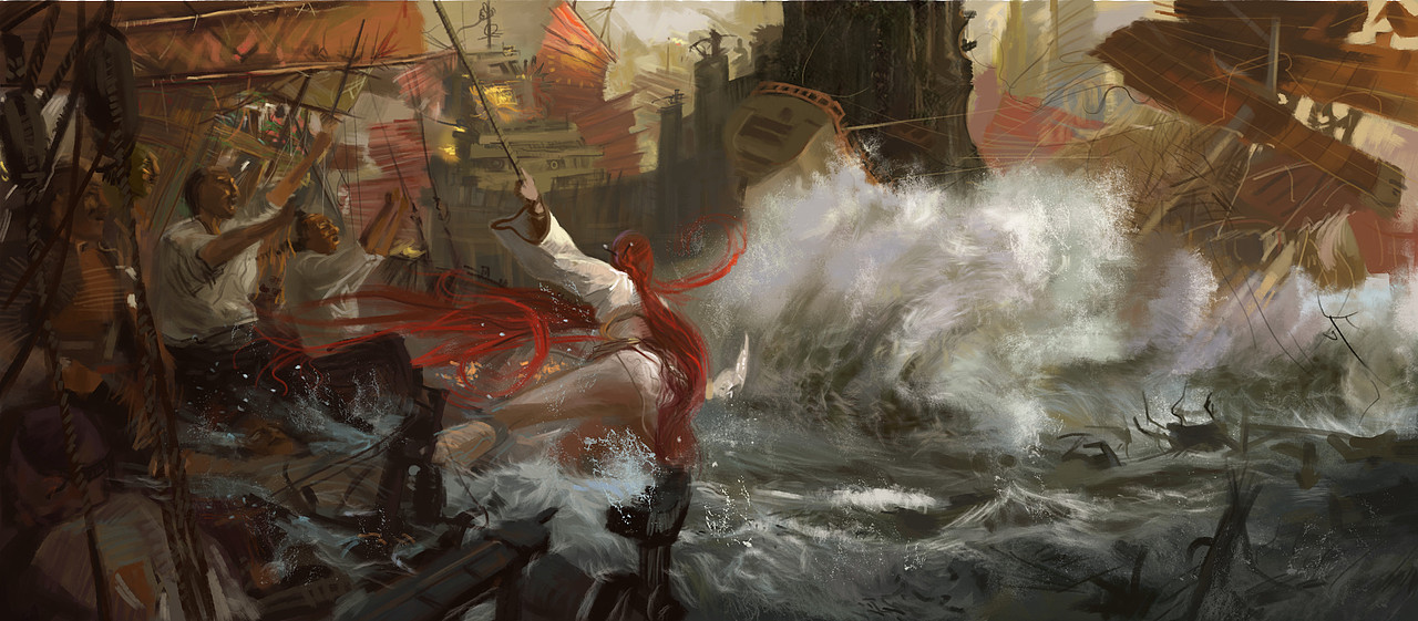 CM (Craig Mullins) CG插画临摹_宝玉RT-站酷ZCOOL