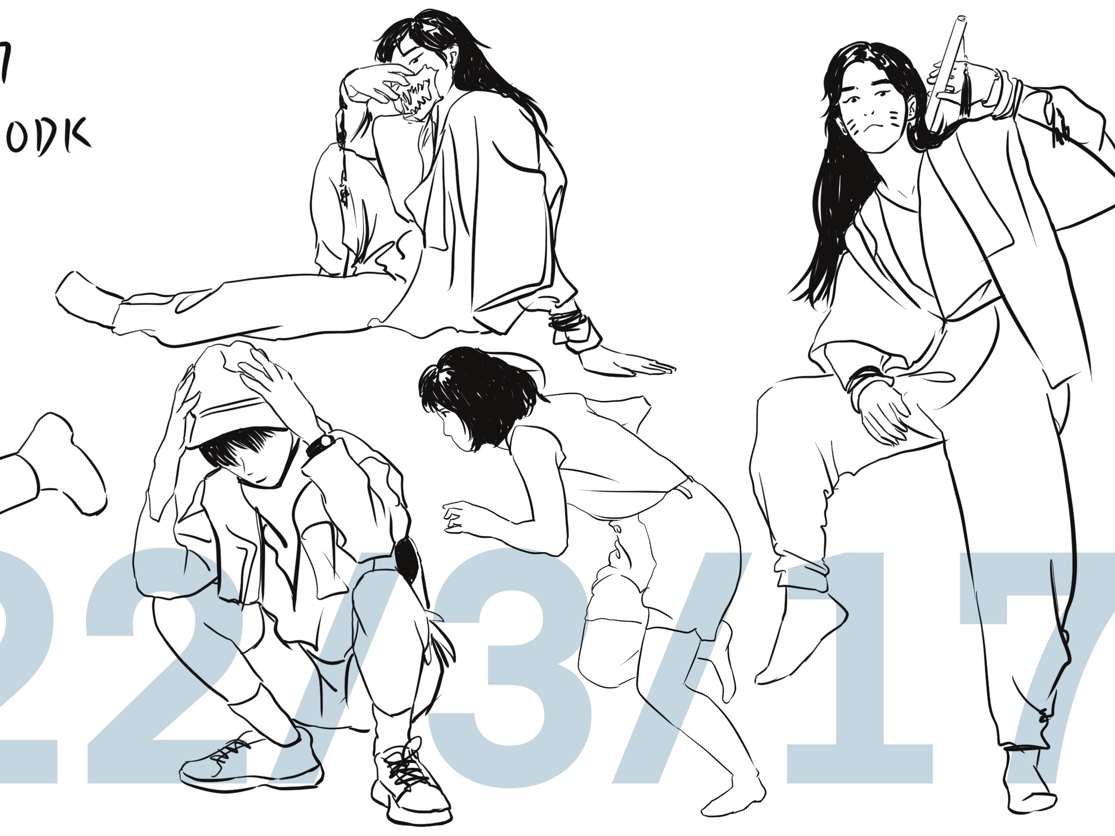 #速写60天挑战赛#@速写班长day17_DADAODK-站酷ZCOOL