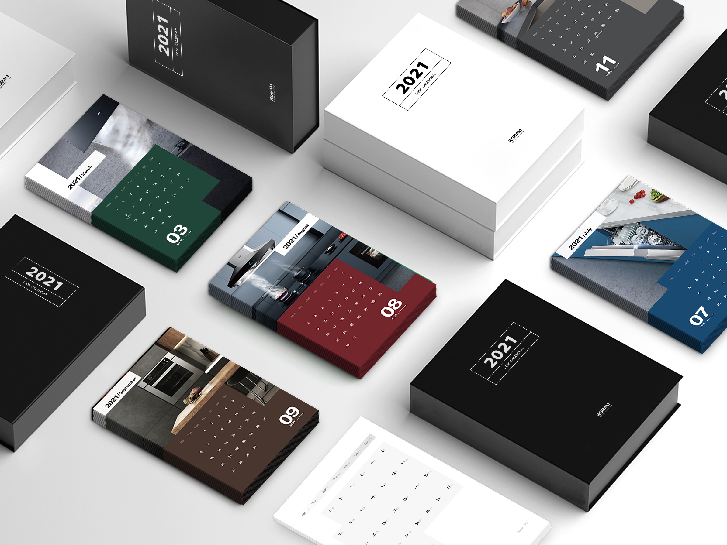 ROBAM 2020年台历设计_YIZOU一粥-站酷ZCOOL