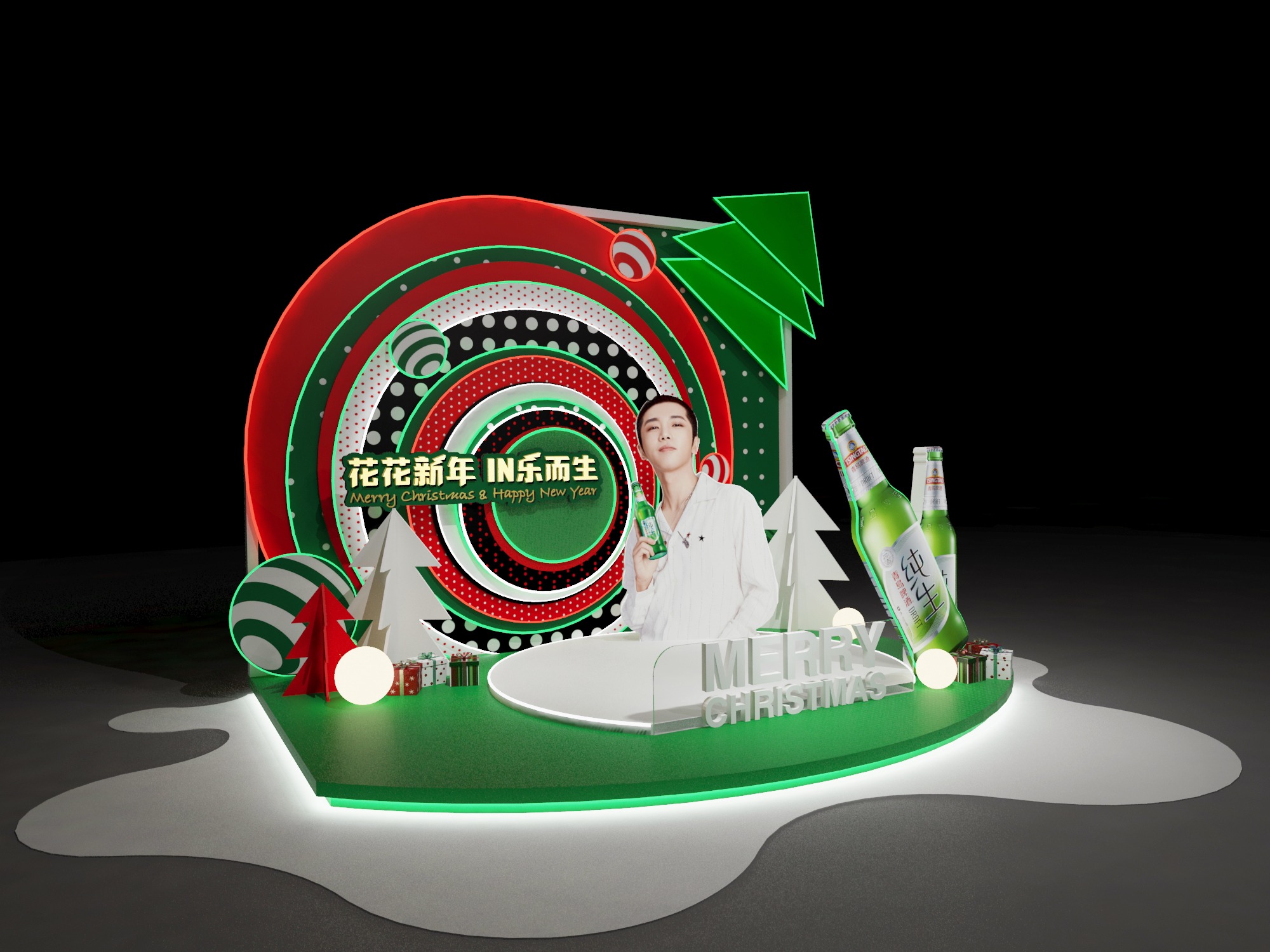 圣诞节DP美陈_Nailsong-站酷ZCOOL