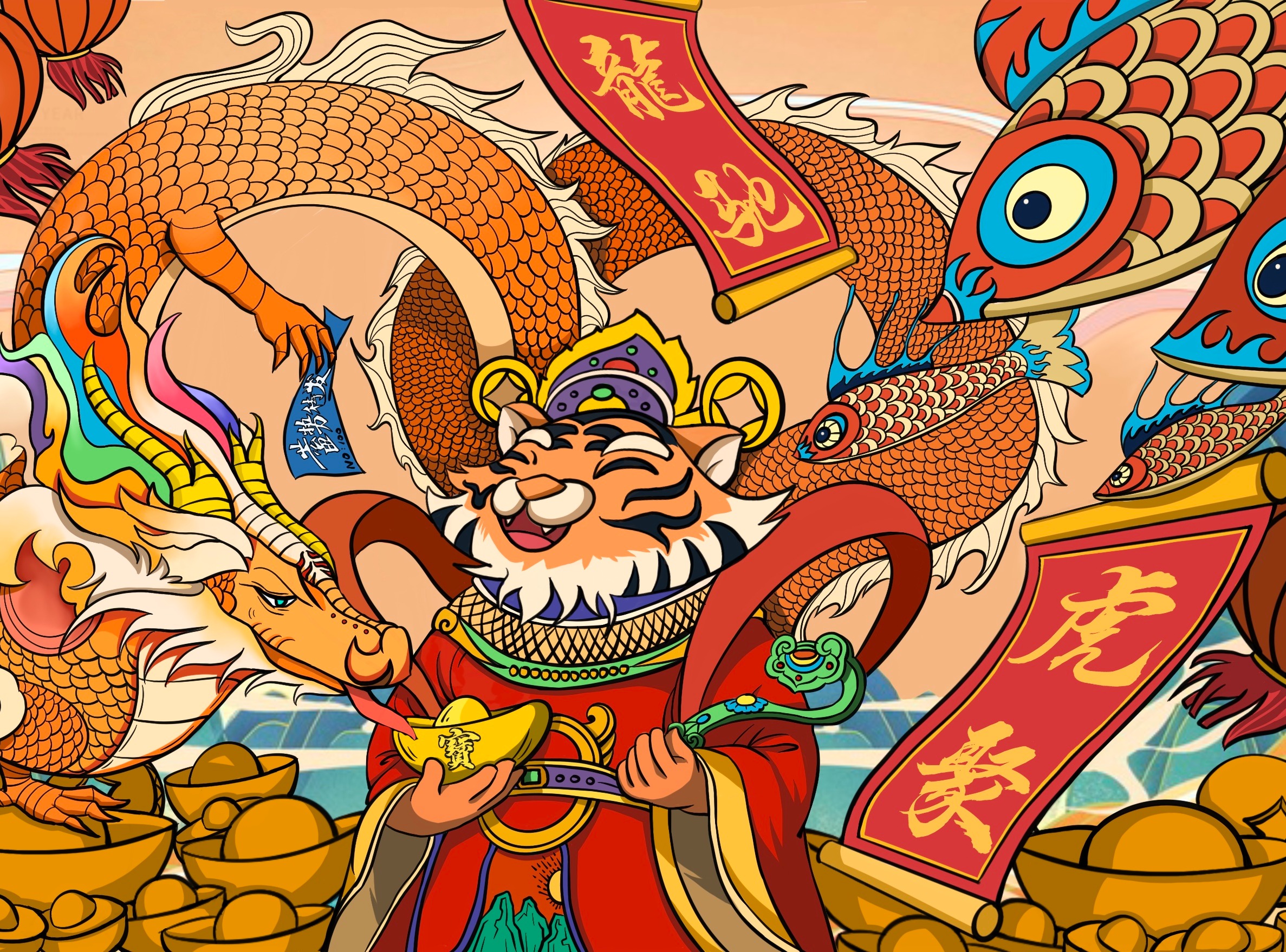 站酷 x 比亚迪 - 龙驰虎聚2022 #王者之势 龙腾虎跃#_MichiGo荣华-站酷ZCOOL