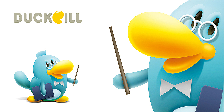 DUCKBILL 吉祥物及LOGO_天空之城的下水道-站酷ZCOOL