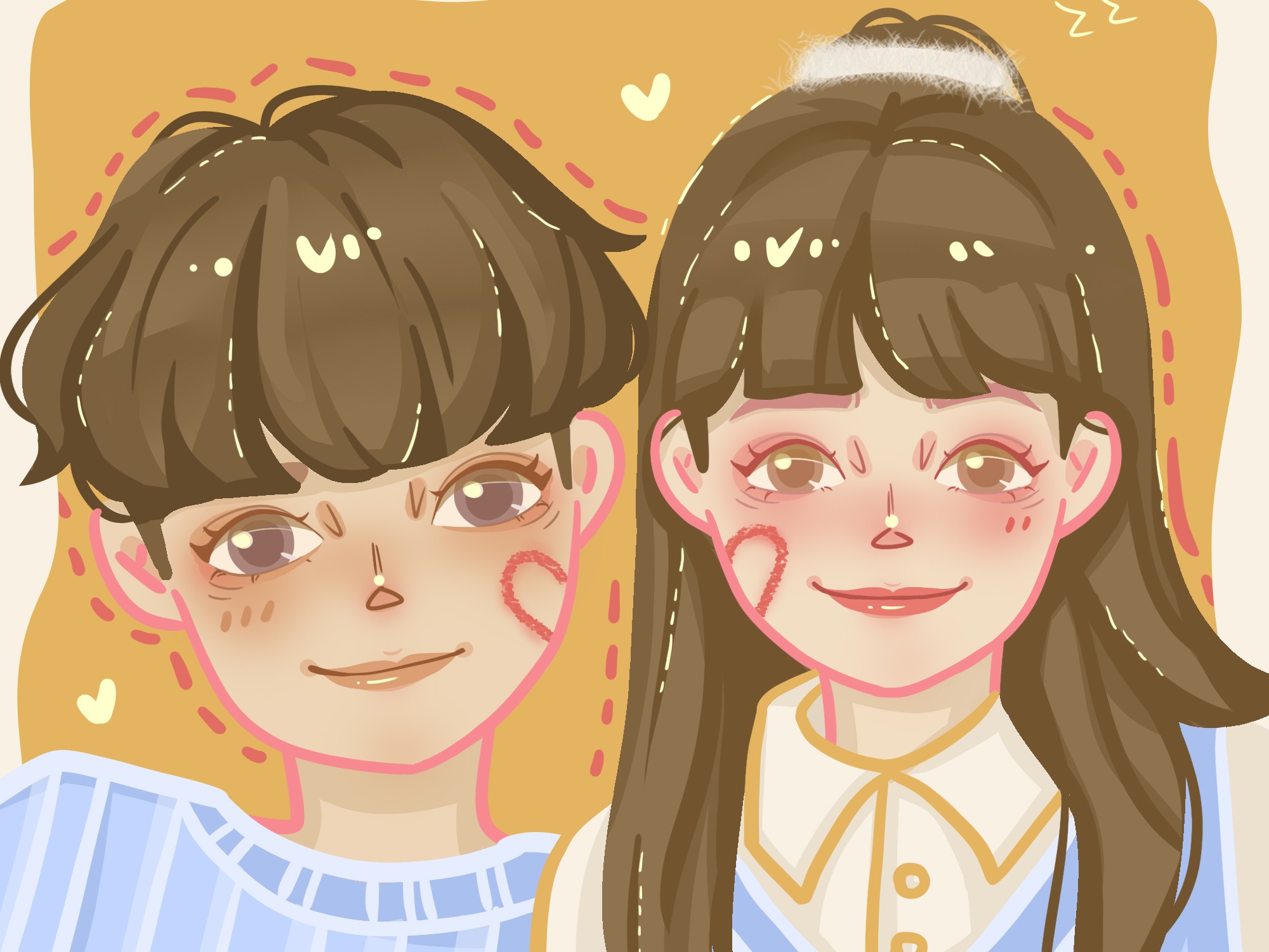 3月/一些双人头像-_zz不为-站酷ZCOOL