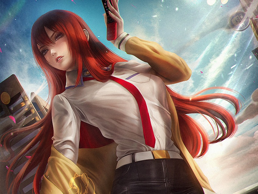 2020年axsens画师插画Kurisu Makise_看漫漫插画-站酷ZCOOL