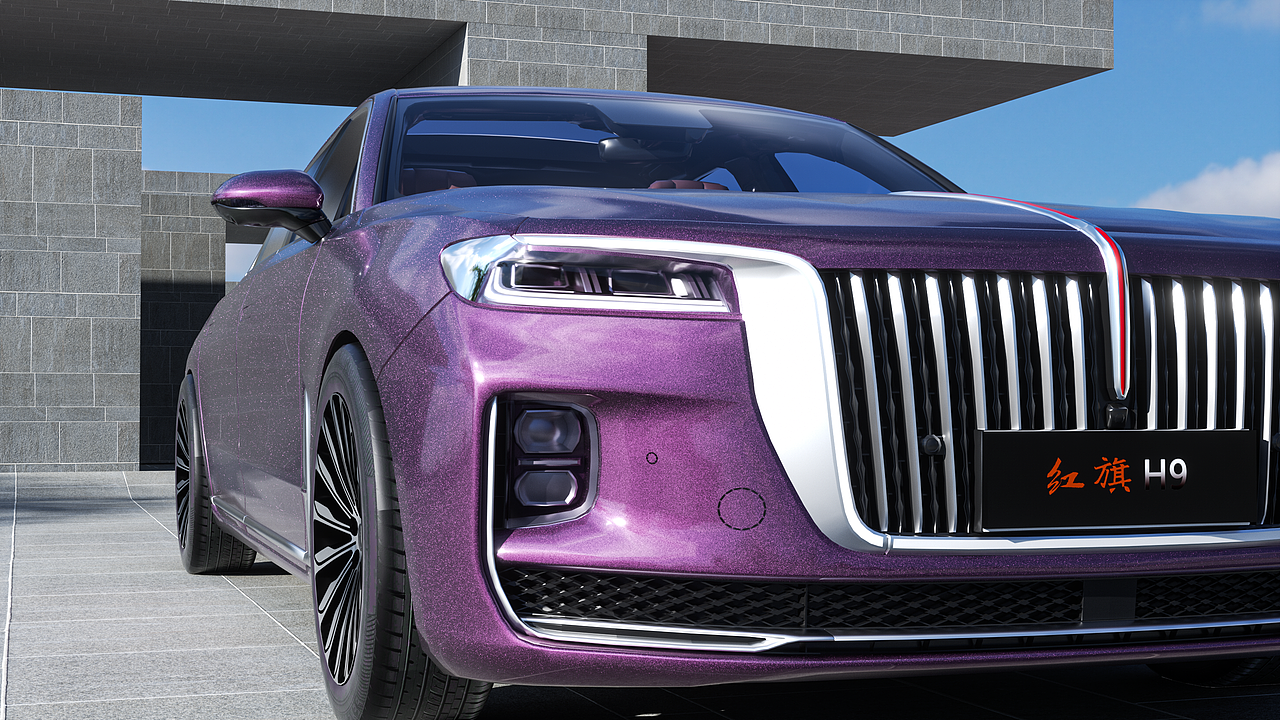 红旗 H9 -— 礼遇中国荣耀_熊熊本熊-站酷ZCOOL