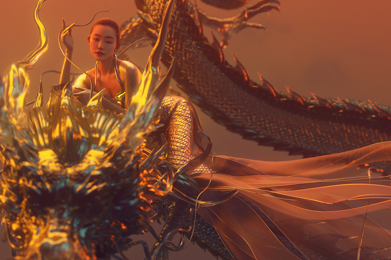 KNIGHT｜CG创作：古典配色x东方神话，与刘丹一同演绎_不熬夜工作室-站酷ZCOOL