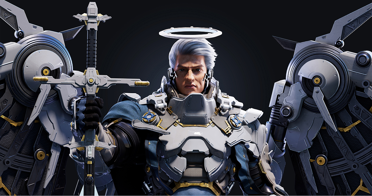 【学员作品】陈星霖--《大天使》_巧课力CGmomo-站酷ZCOOL