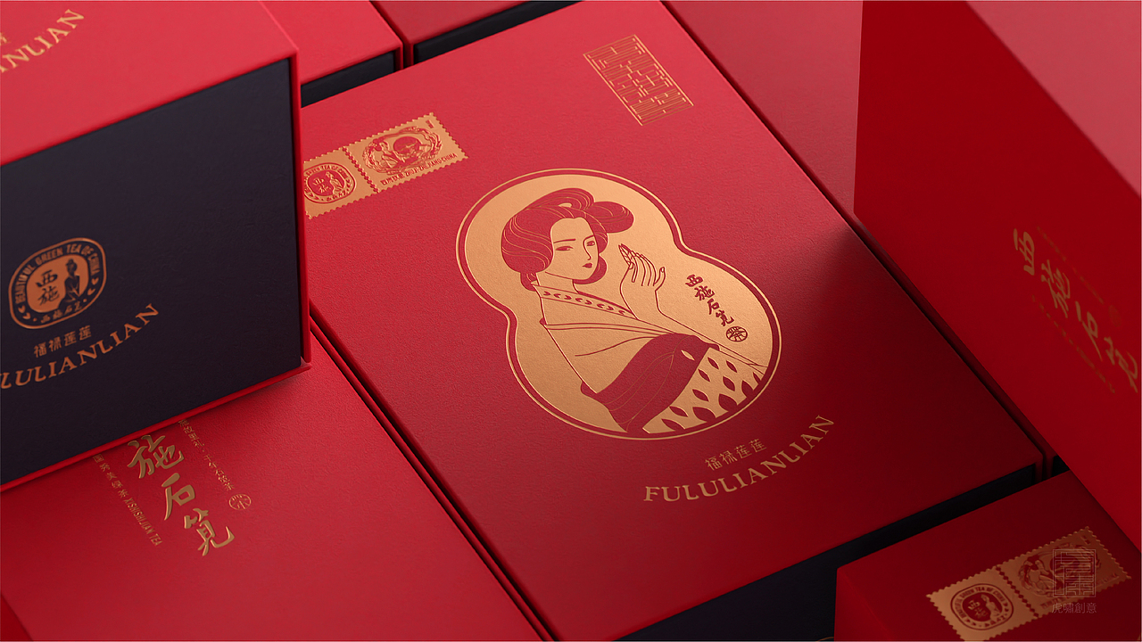 西施石笕×锐×虎啸 | 福禄莲莲_虎啸suito-站酷ZCOOL