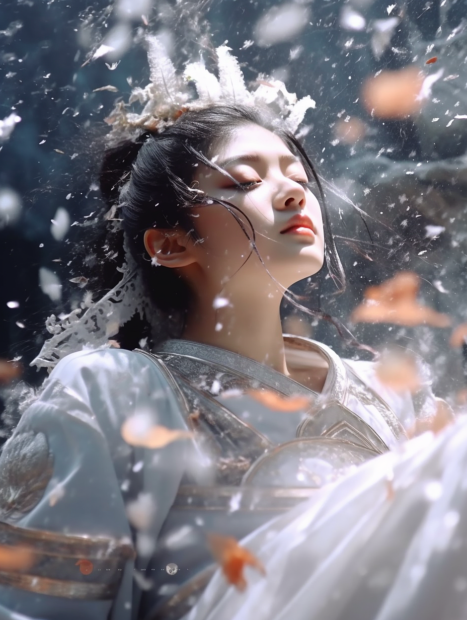 010期｜Midjourney Niji 咒语绘图｜古风女子_AIGC小妖-站酷ZCOOL