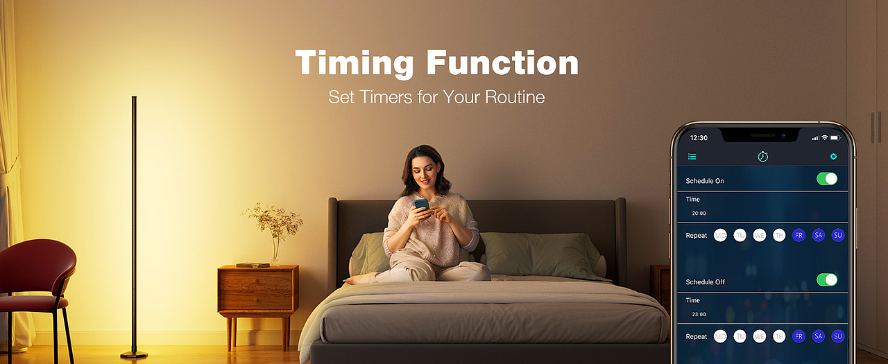 亚马逊A+图片-落地氛围灯_欧阳香兰-站酷ZCOOL