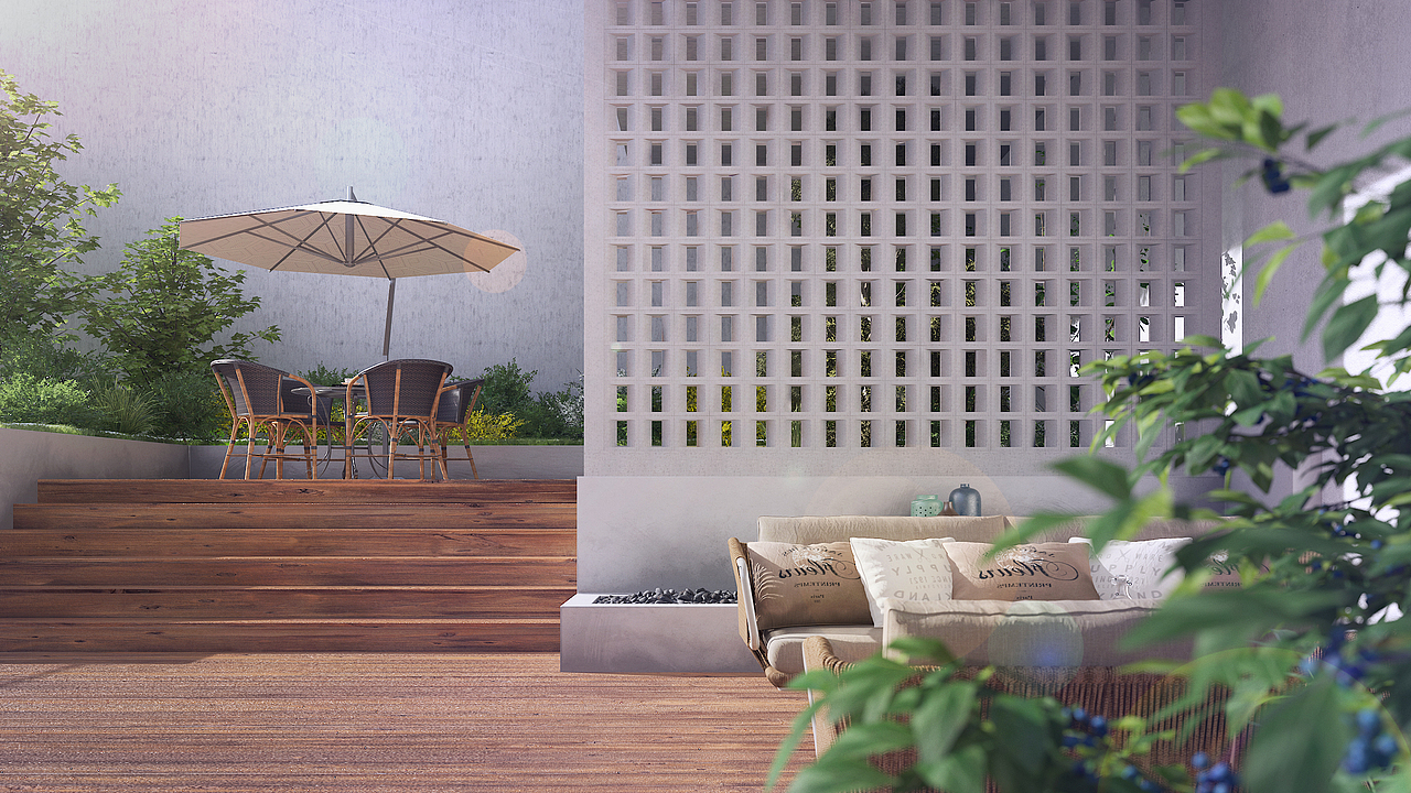 企业楼顶露台_ZHAI_-站酷ZCOOL