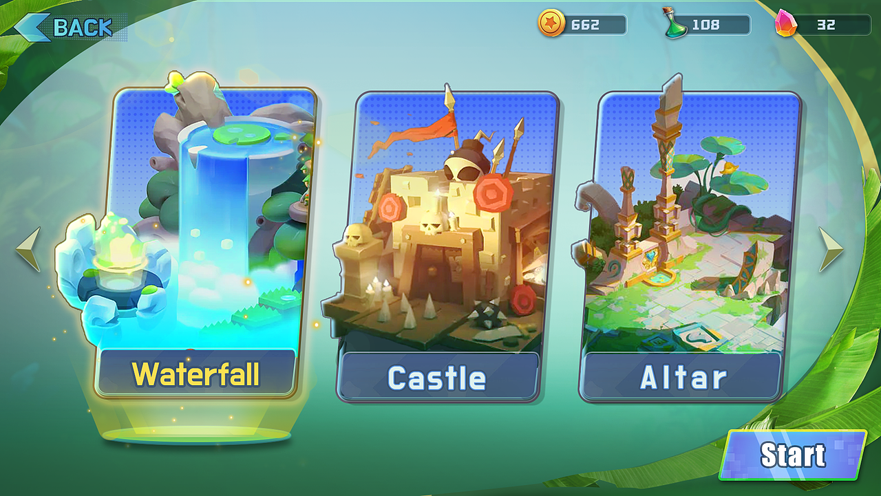 游戏UI- Q版Forest_蟹君-站酷ZCOOL