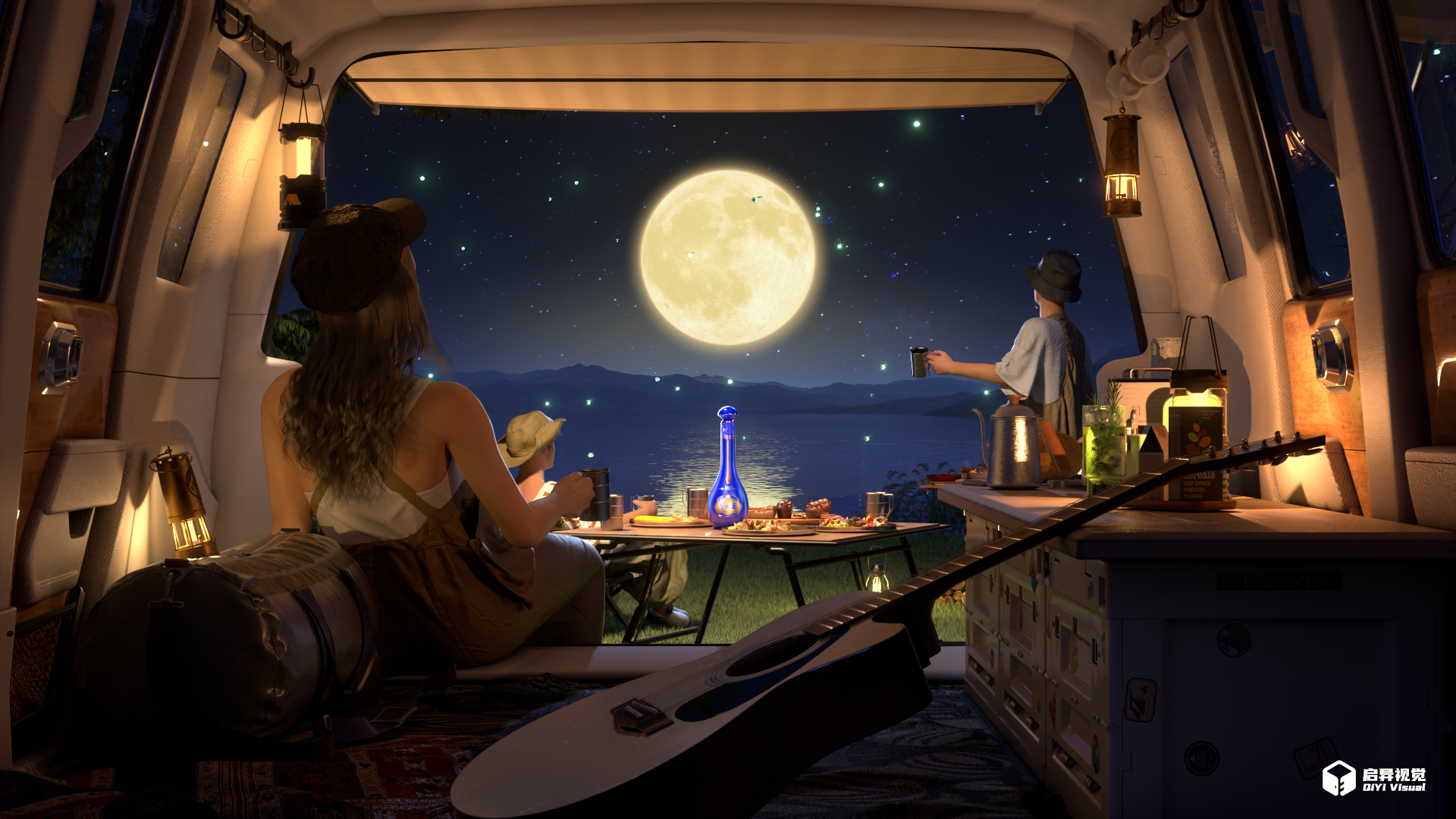 洋河中秋天猫大牌集团日《洋河月华录》---TIMA×启异_启异视觉-站酷ZCOOL