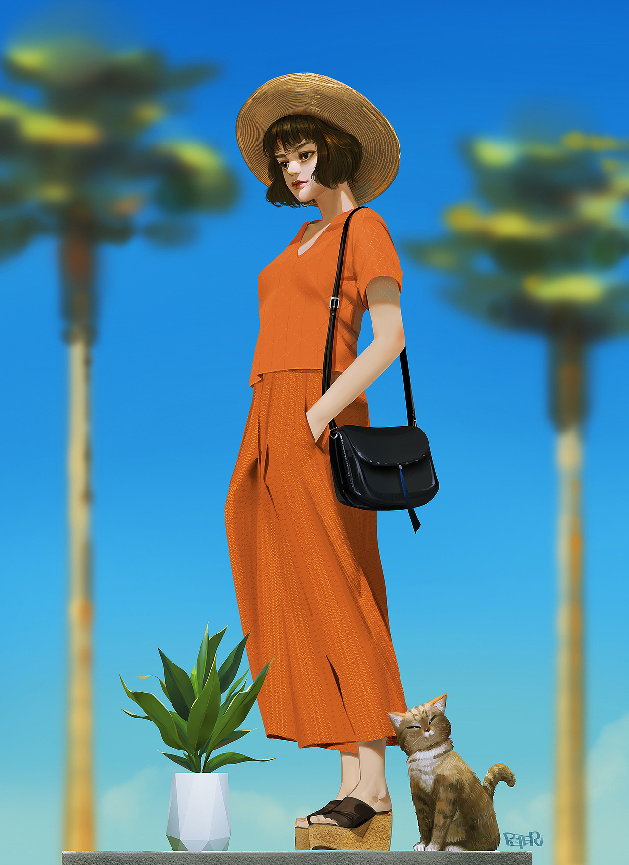 好久没有去海边了~有点怀念_Peter肖吉-站酷ZCOOL