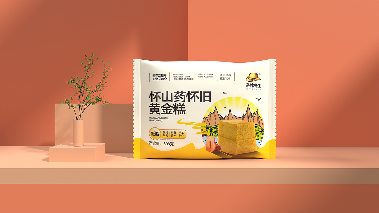 杂粮糕点设计_虚竹设计-站酷ZCOOL