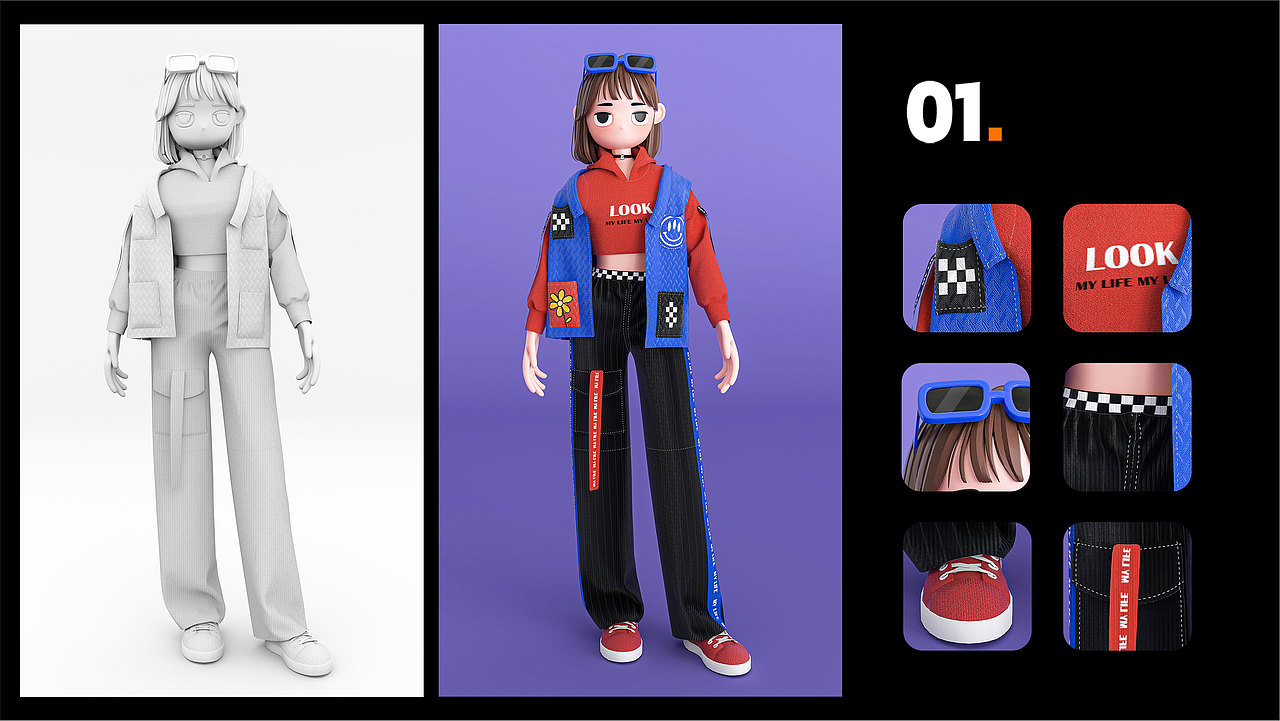 #创作加油站#COOL GIRL 酷女孩系列01_伊人JUDY-站酷ZCOOL