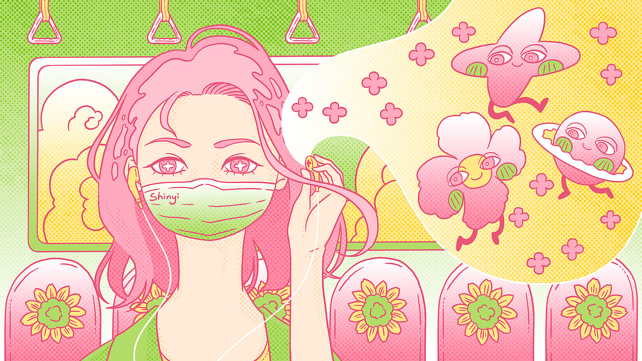 安静听歌_Shinyi_ting-站酷ZCOOL