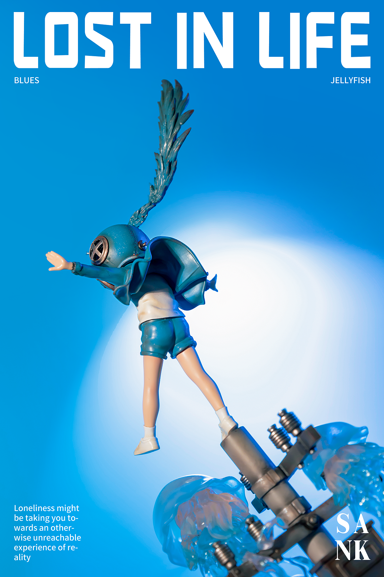 Lost in life深海巡航 | 独自一人浮沉于白浪间_宅仔-站酷ZCOOL