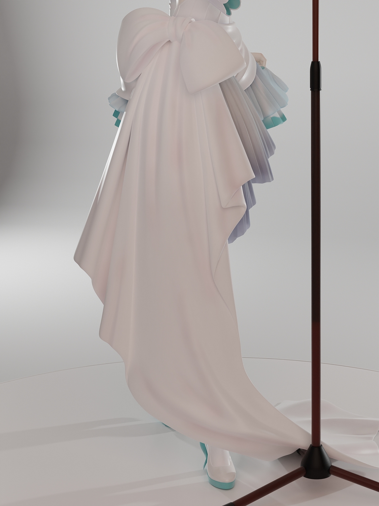 Dolphin 初音未来 2022夏che手办大赛作品 zbrush建模_柠檬派派Dolphin-站酷ZCOOL