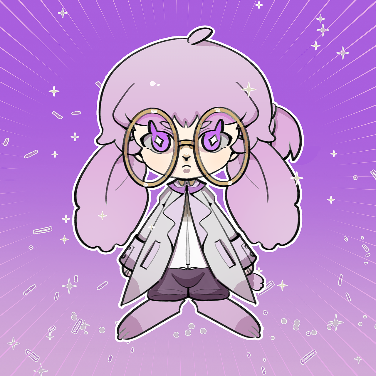 MBTI十六型人格兔兔系列插画_比格菌菇汤-站酷ZCOOL