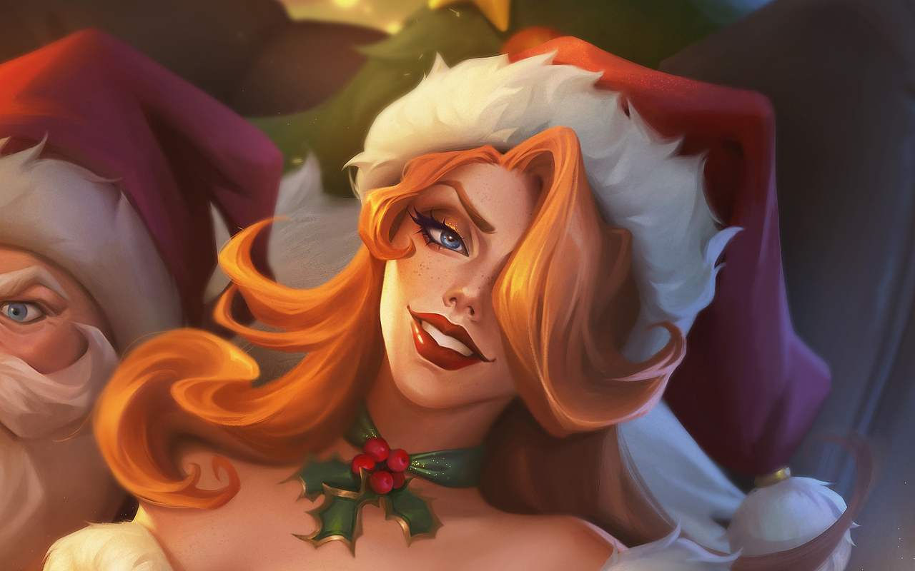 英雄联盟-圣诞皮肤-好运姐布隆_syn旖旎-站酷ZCOOL