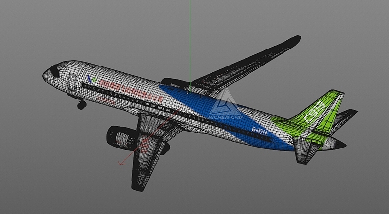 中国商用飞机 C919_RiChen_CG-站酷ZCOOL