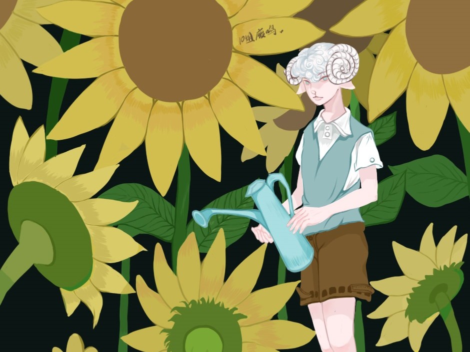 向日葵_废鸣鸣-站酷ZCOOL