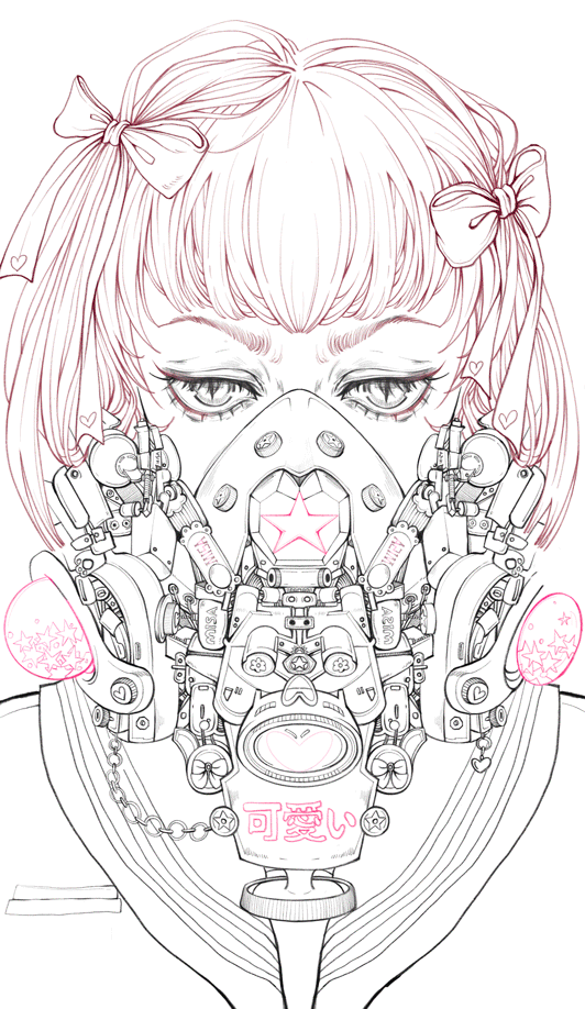 《汲取养分》_梅沙misa-站酷ZCOOL