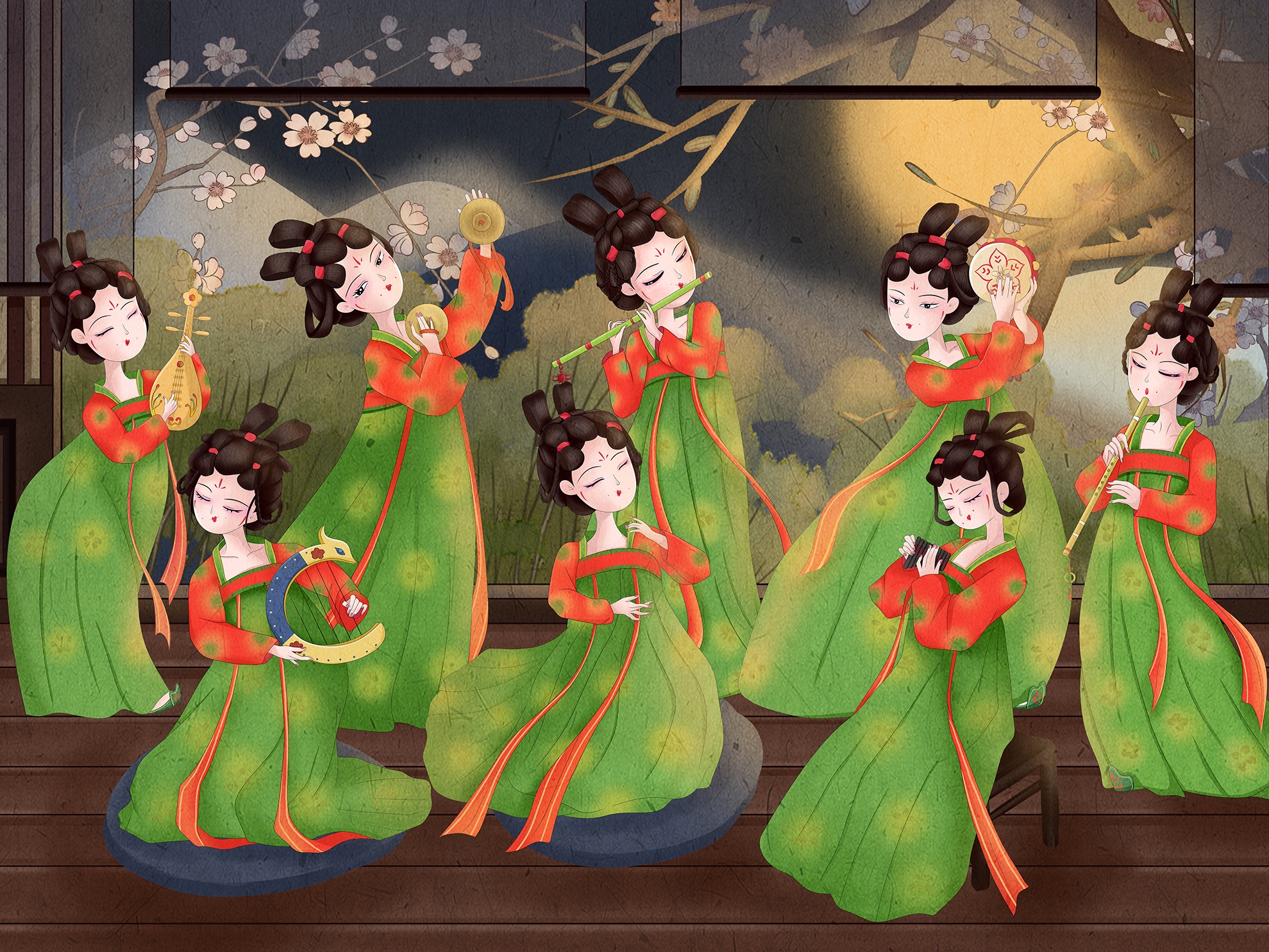 博物馆文创产品合集① | 河南博物院篇之仕女乐队_牛奶瓶lyt-站酷ZCOOL