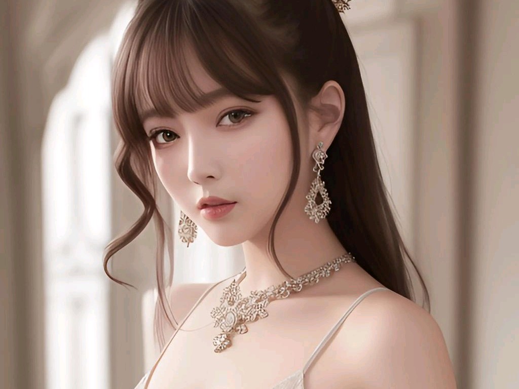 美人肖像画_FL研-站酷ZCOOL