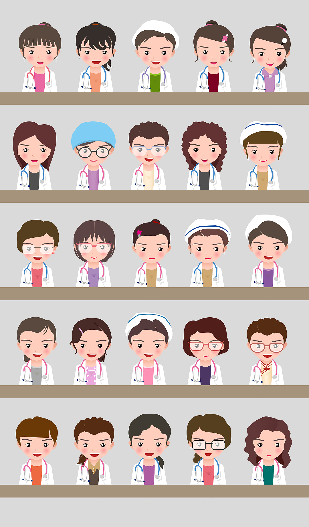 Q版头像-（视频封面图人物形象设计）_zhl1988-站酷ZCOOL