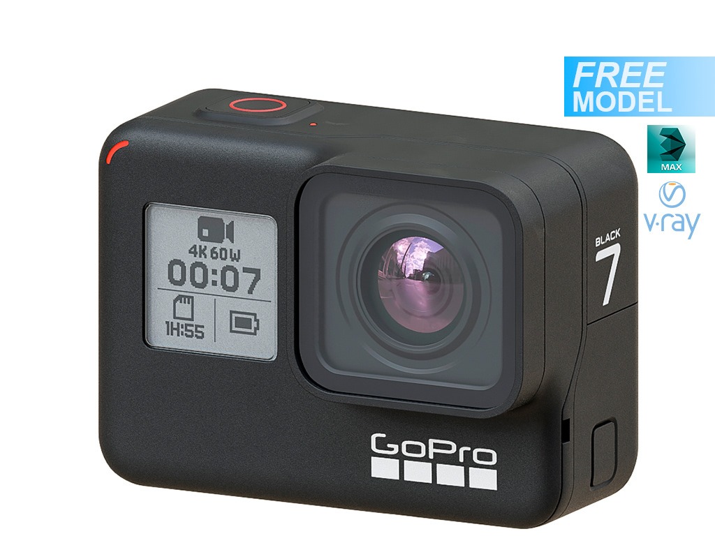 Free 3d model GoPro Hero7_rucomba-站酷ZCOOL