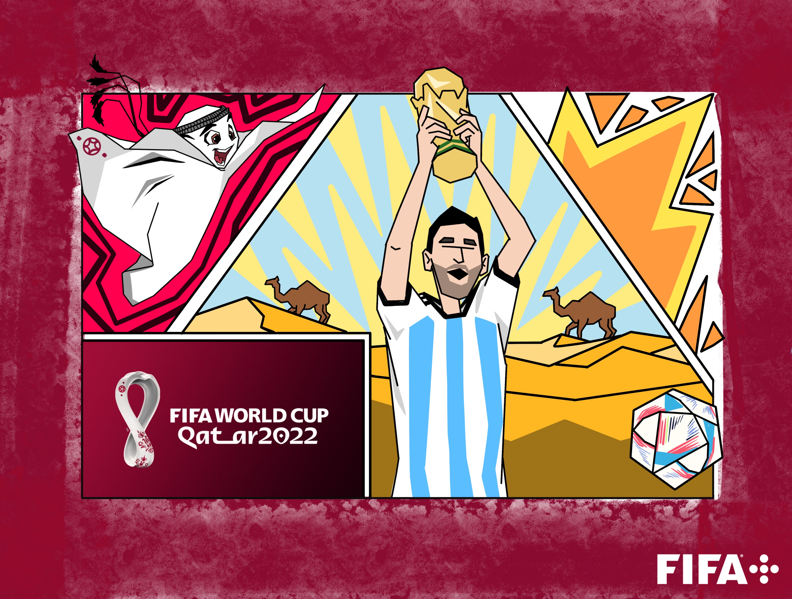 FIFA插画_王沈丹-站酷ZCOOL