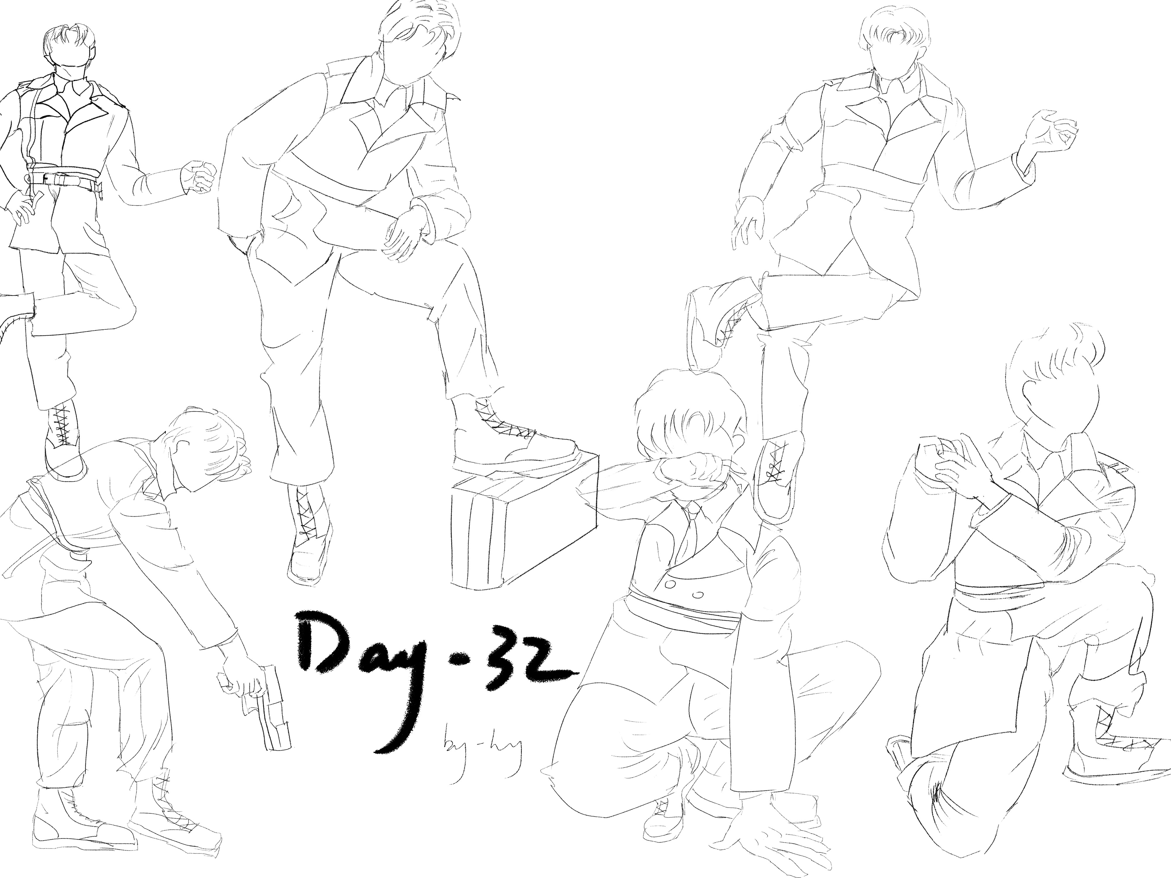 #速写60天挑战赛#Day32@速写班长 _咸鱼干设计-站酷ZCOOL