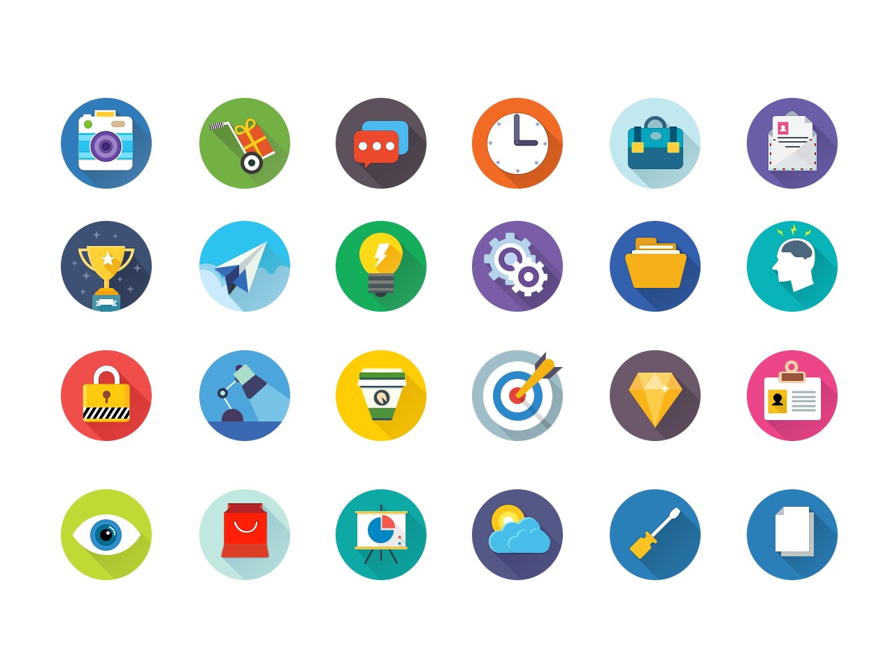 扁平应用图标_Alison595-站酷ZCOOL