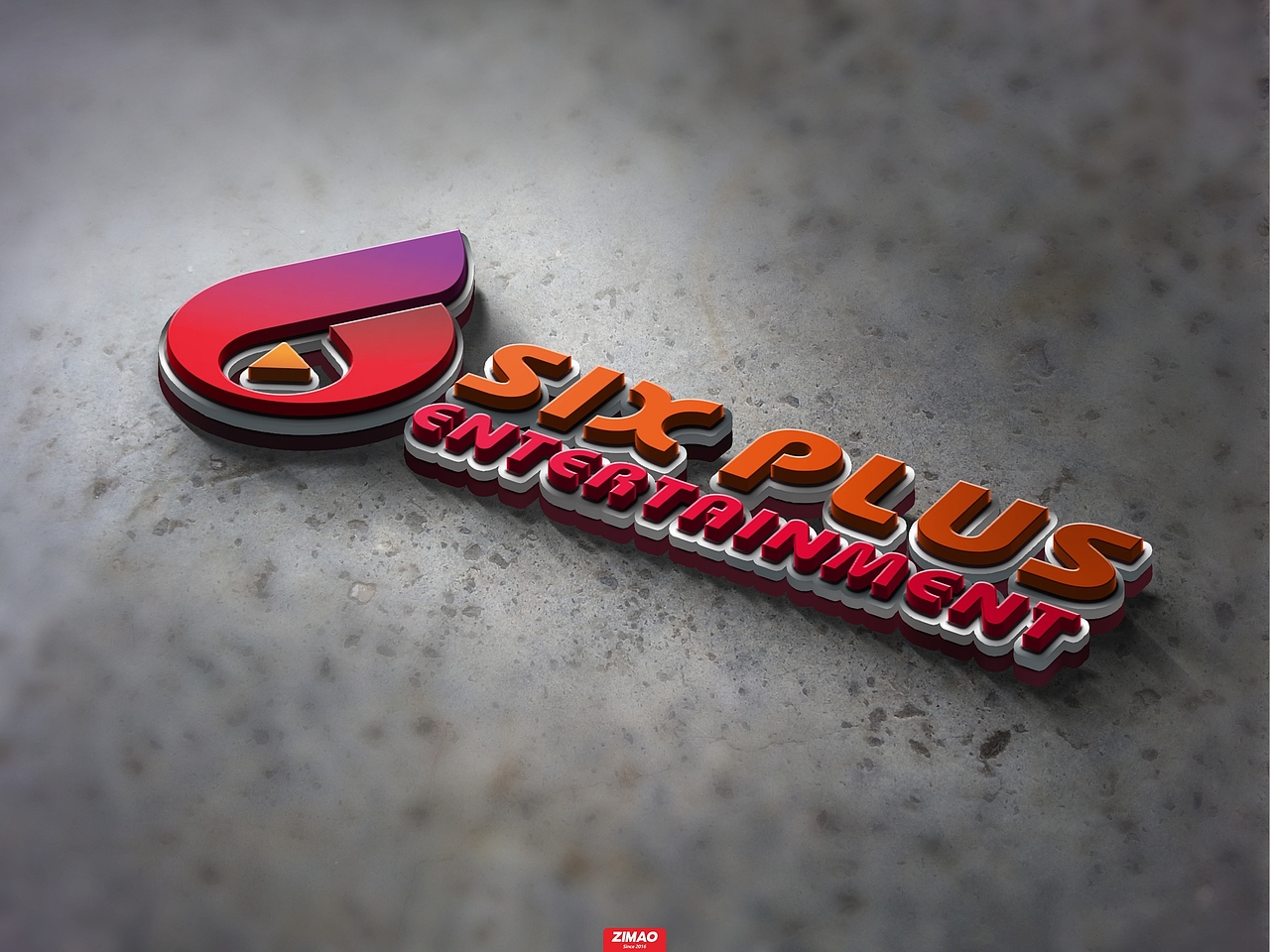 #SIX PLUS 六加娱乐 logo设计_赵子毛-站酷ZCOOL