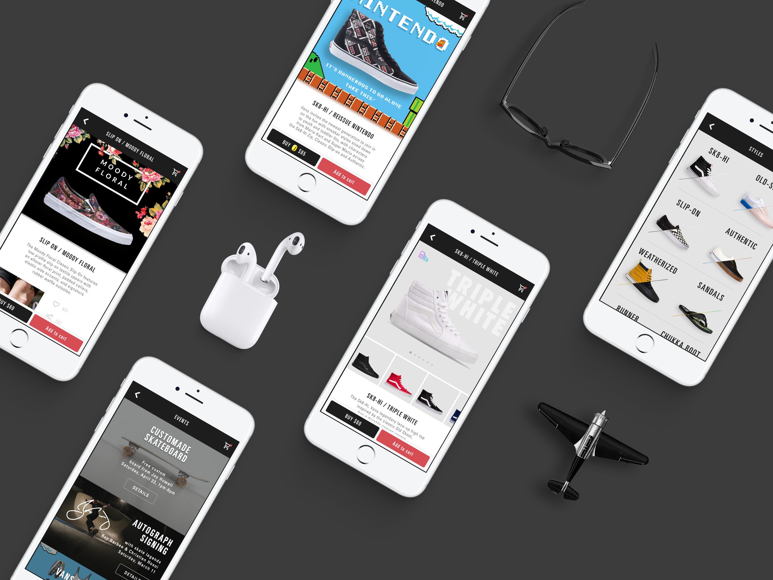 Vans App UI设计_ZoeyFu-站酷ZCOOL