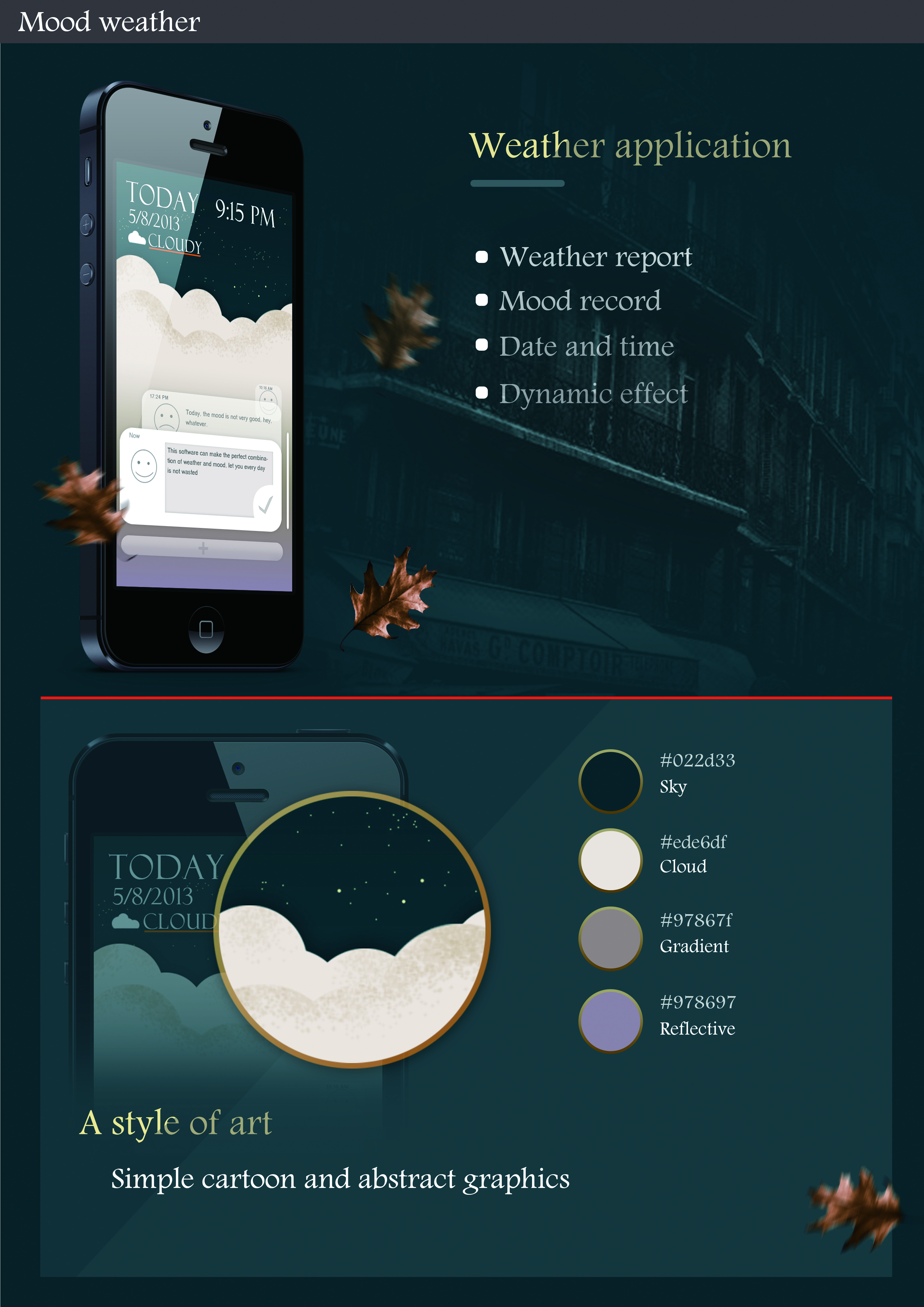 Mood weather 心情天气 App_高小晟-站酷ZCOOL