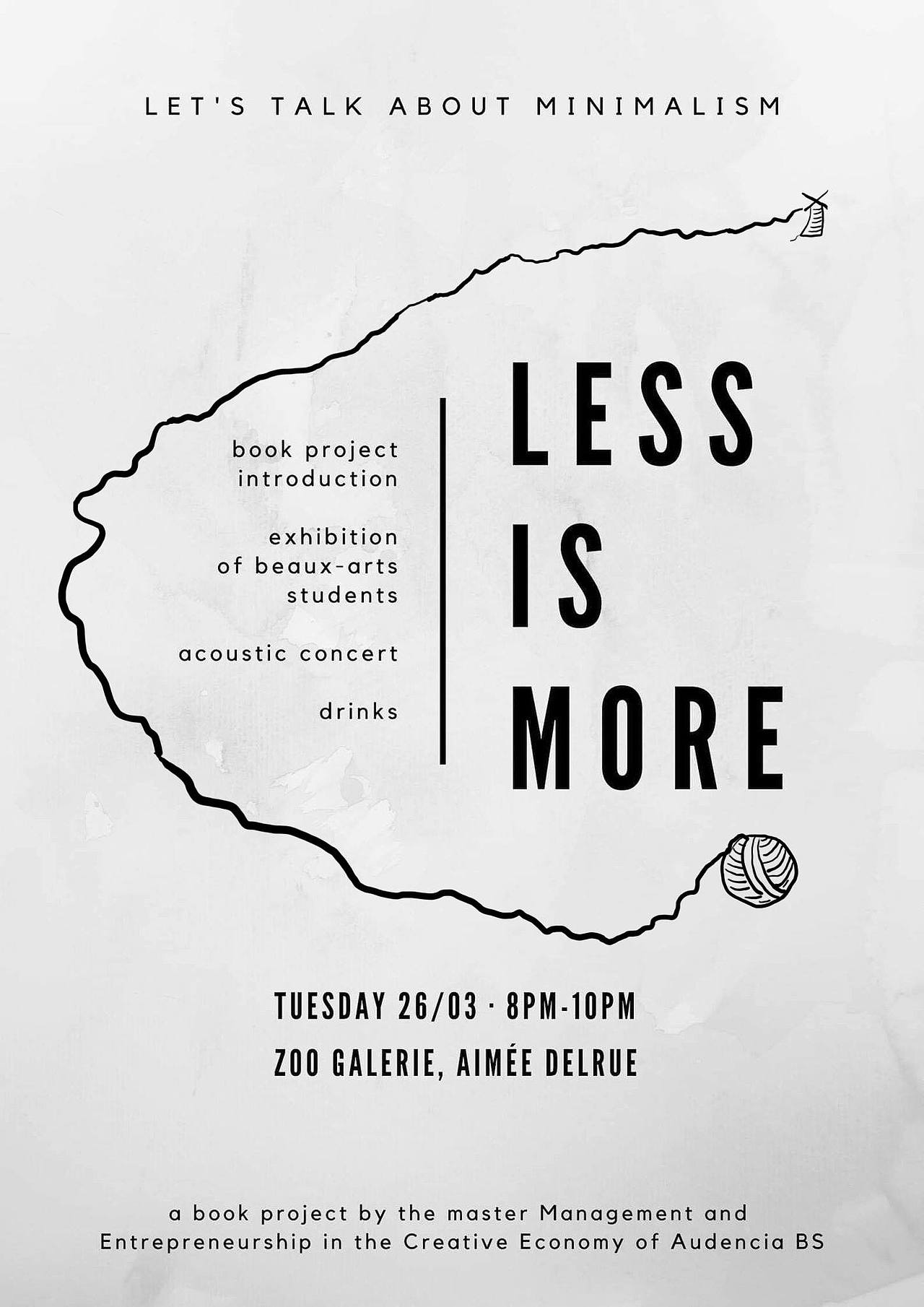 2019 LESS IS MORE BOOK & EVENT PROJECT_射击尸Q-站酷ZCOOL