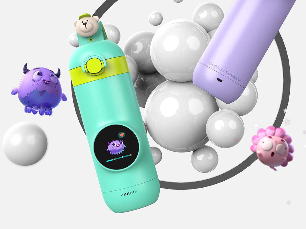 Gululu x 佳简几何 | 咕噜噜智能水杯_佳简几何工业设计-站酷ZCOOL