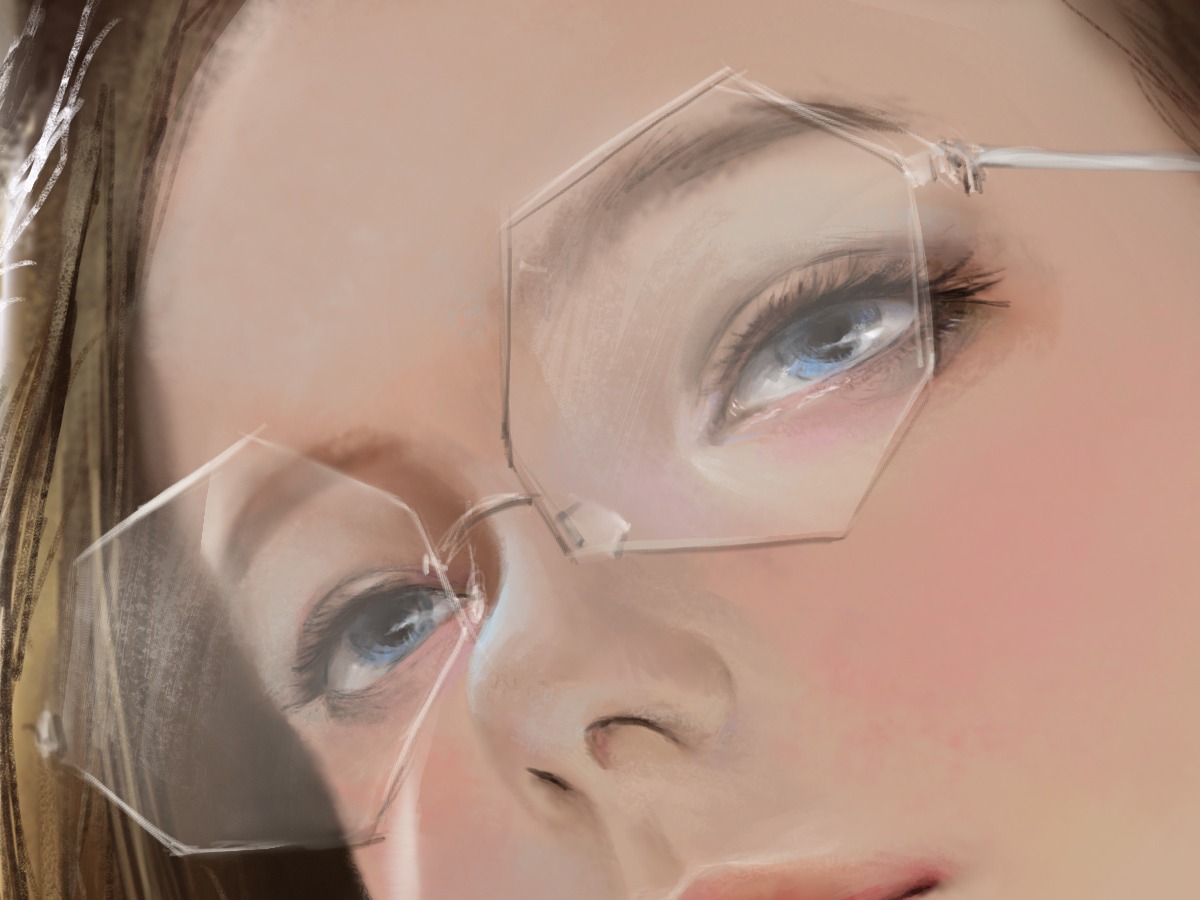 练习/3小时肖像板绘_Erkel-站酷ZCOOL