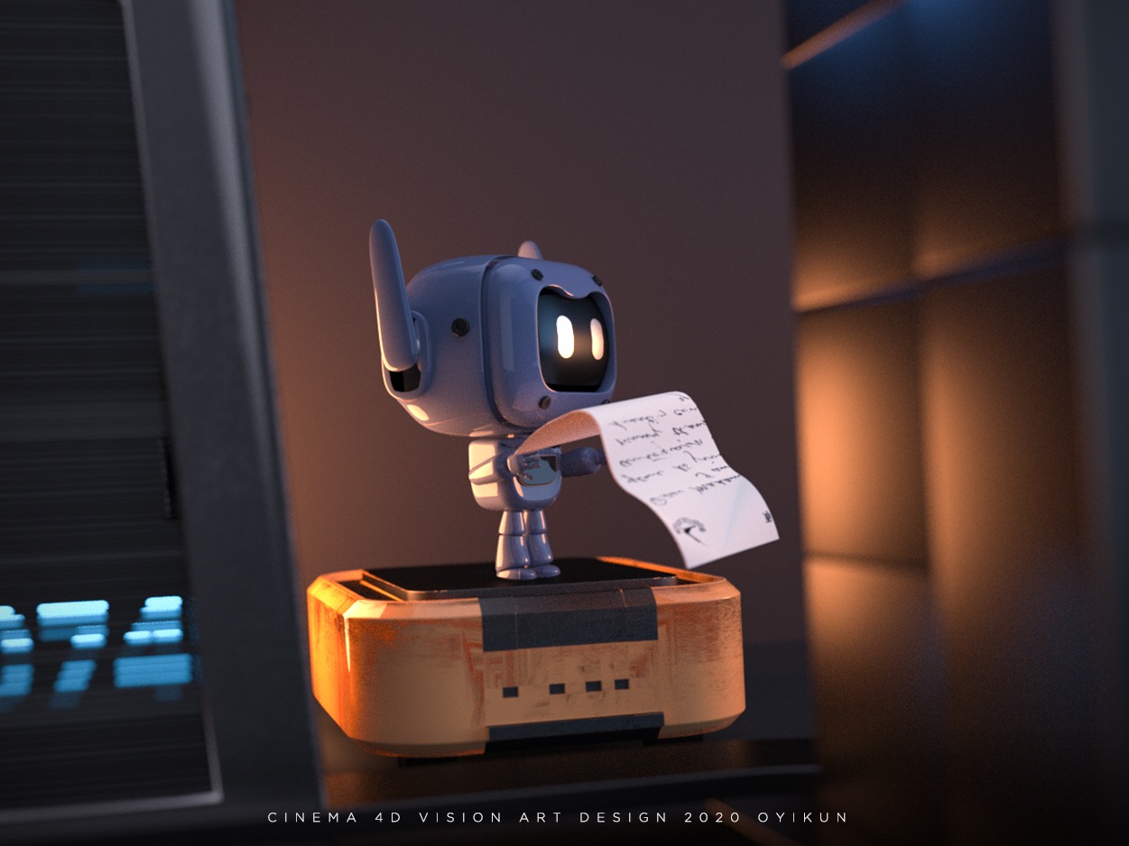 CINEMA 4D | AI. （2020）_吴易困-站酷ZCOOL